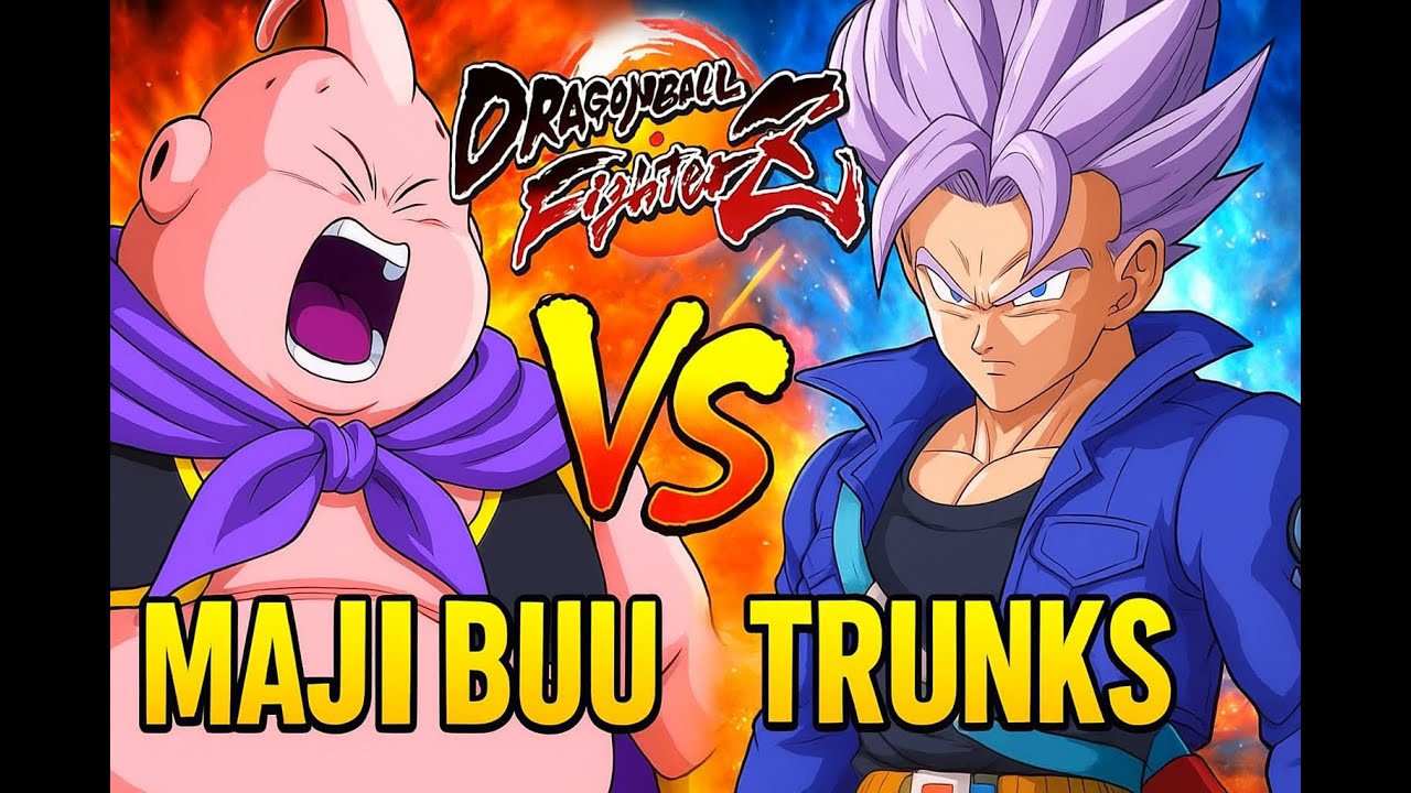 Majin Buu vs Trunks | Dragon Ball FighterZ Gameplay 🔥👊 - YouTube