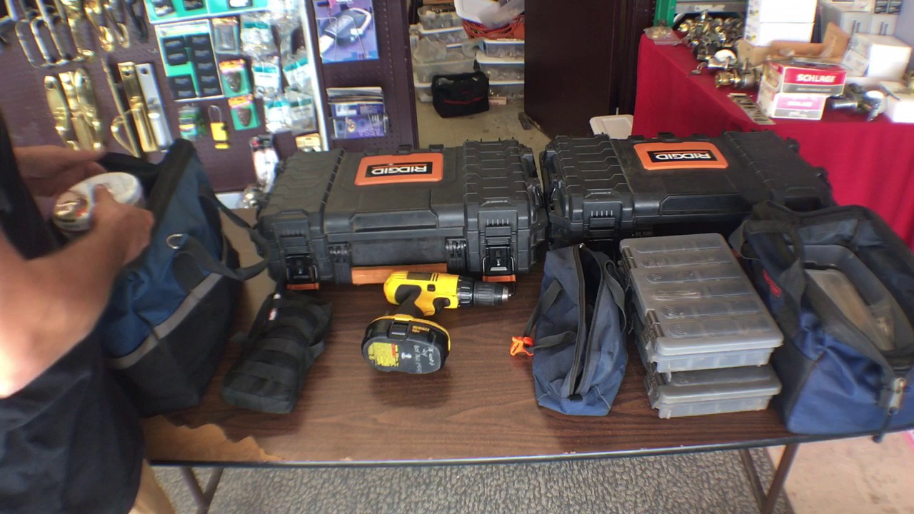 Locksmithing tools for Residential & Commercial Installations - YouTube