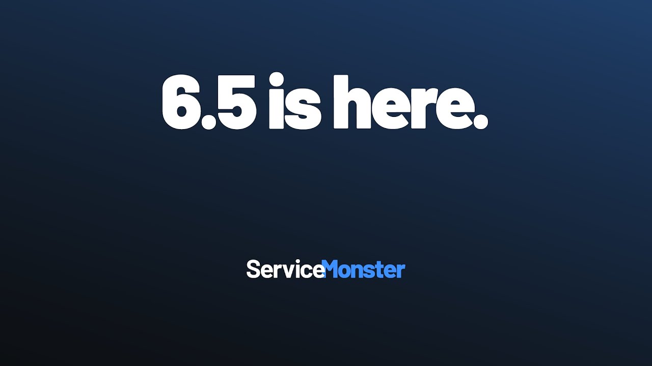 ServiceMonster 6.5 Release Webinar Recording - YouTube