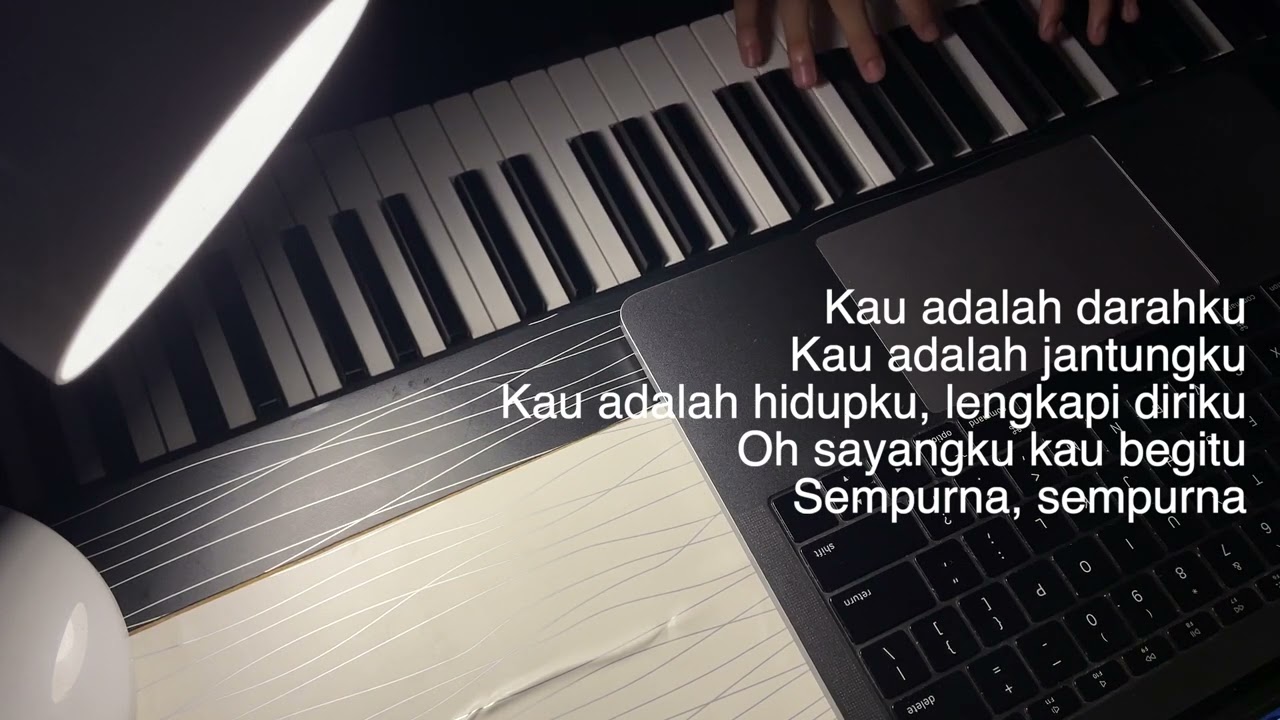 Andra And The Backbone - Sempurna | Piano Only Lower Key - YouTube