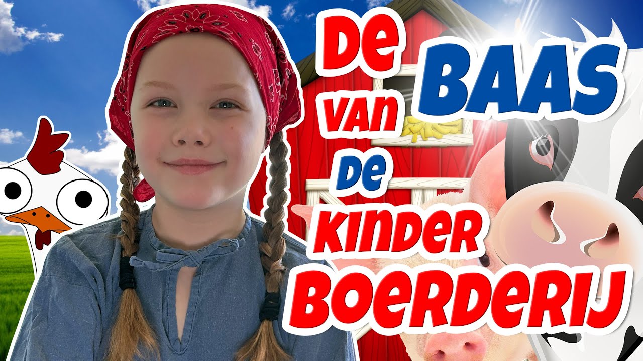 VOOR 1 DAG DE BAAS VAN DE KINDER BOERDERIJ - YouTube