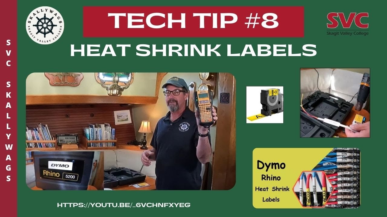 Tech Tip#8: Heat Shrink Labels - YouTube