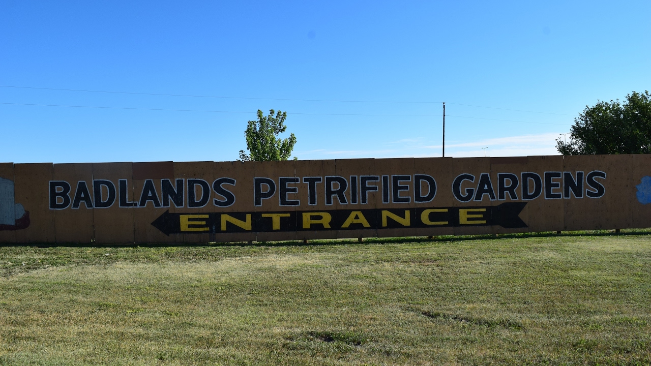 Rocked out at The Badlands Petrified Gardens, Near Kadoka, South Dakota ...