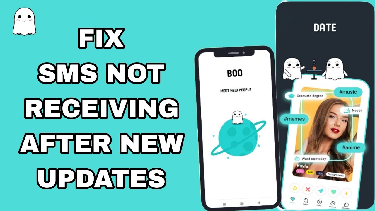 How To Fix And Solve Sms Not Receiving After New Updates On Boo App ...