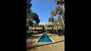 8K VR 360  Beautiful Garden Tour Alfred B Maclay Gardens | Florida State Park 4