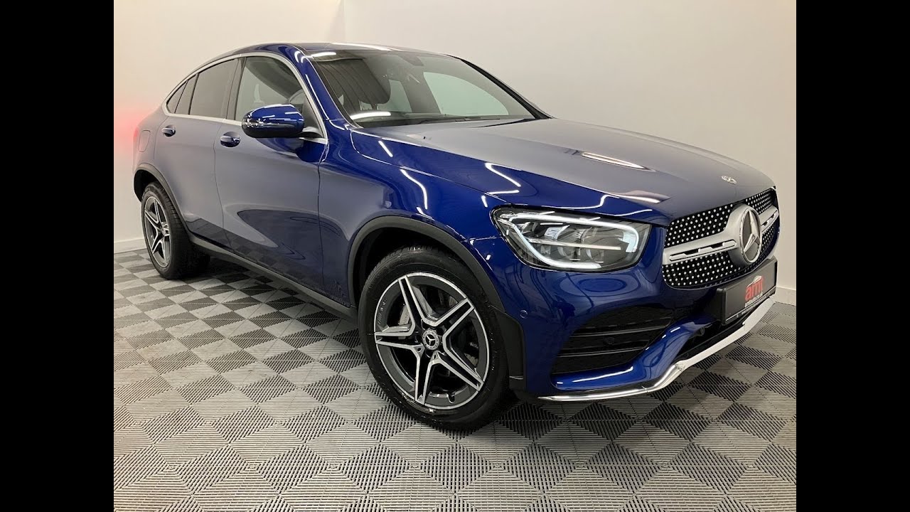 Blue glc coupe - YouTube