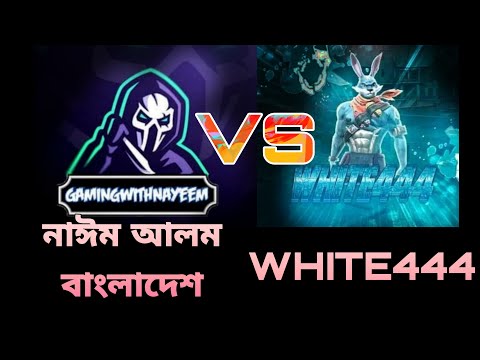 NAYEM ALOM Vs WHITE444 free fire | OP Headshot | Bangladesh Custom |