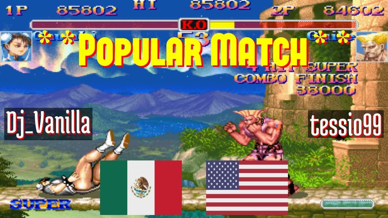 @ssf2xjr1: Dj_Vanilla (MX) vs tessio99 (US) [Super SF II X ssf2x ssf2 ...