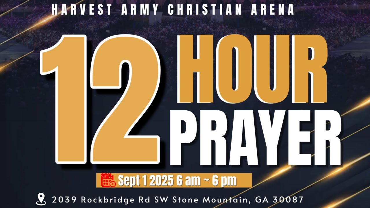 12 hour Prayer 6am~6pm 9/1/25 - YouTube