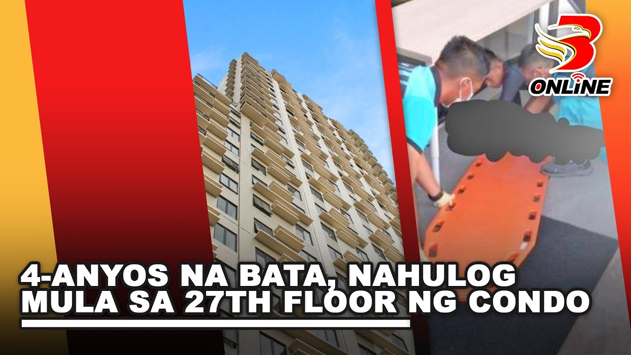 4 anyos na bata, nahulog mula sa 27th floor ng condo - YouTube