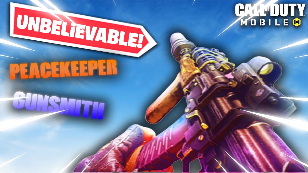 Best PEACEKEEPER Gunsmith Attachments | PEACEKEEPER Loadout In COD ...