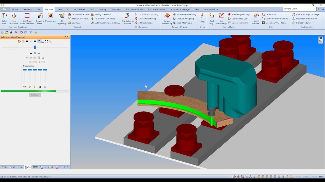 SCM Matic Table Control | Alphacam - YouTube