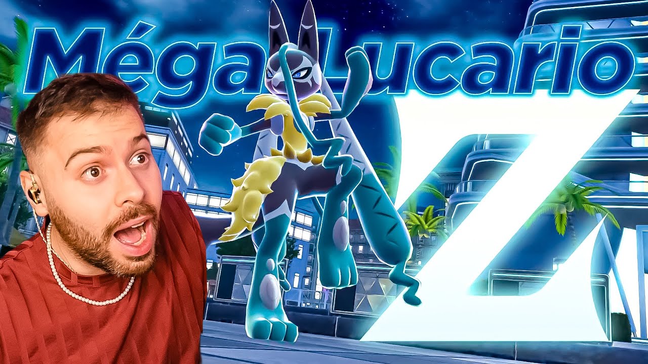 REACT : MEGA-LUCARIO Z !! (Légendes Pokémon Z-A - Mega Dimension) - YouTube