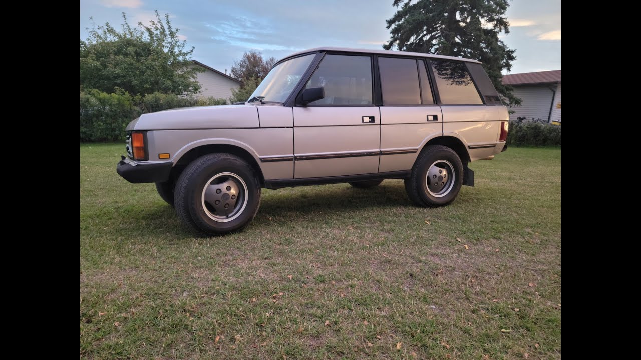 91 Range Rover Classic walk around - YouTube