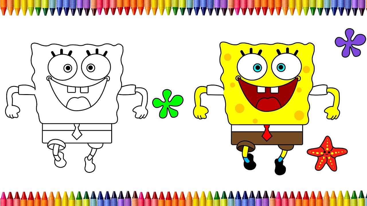 How to Draw SpongeBob - YouTube