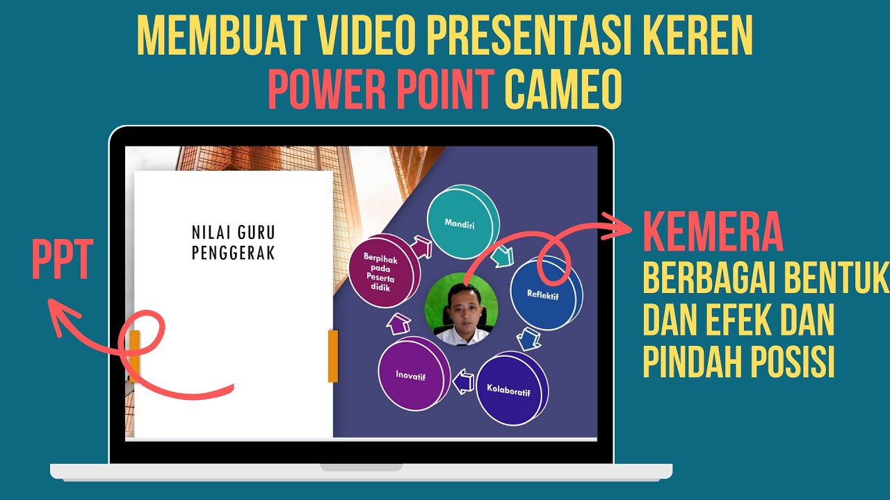 Membuat Video Presentasi Keren Power Point Cameo - YouTube