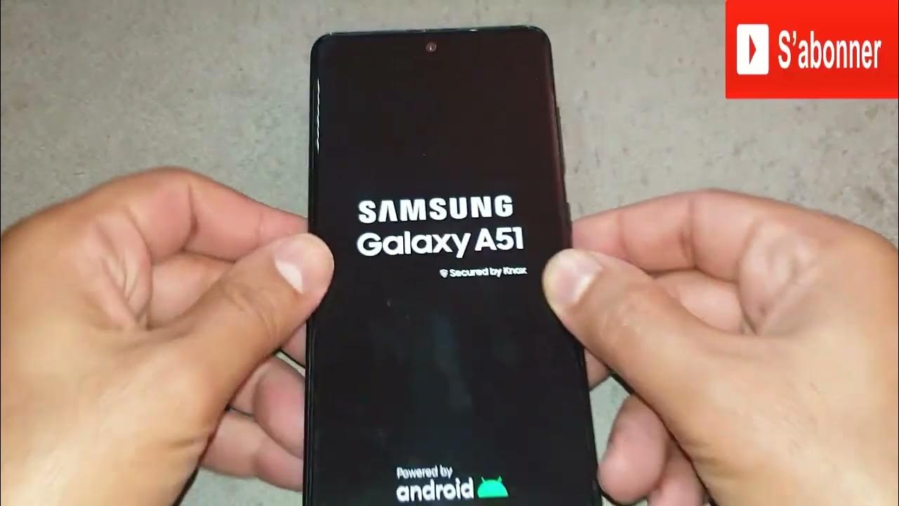 formater samsung galaxy A51 réglage d'usine فرمطة سامسونغ ا51 ضبط المصنع - YouTube