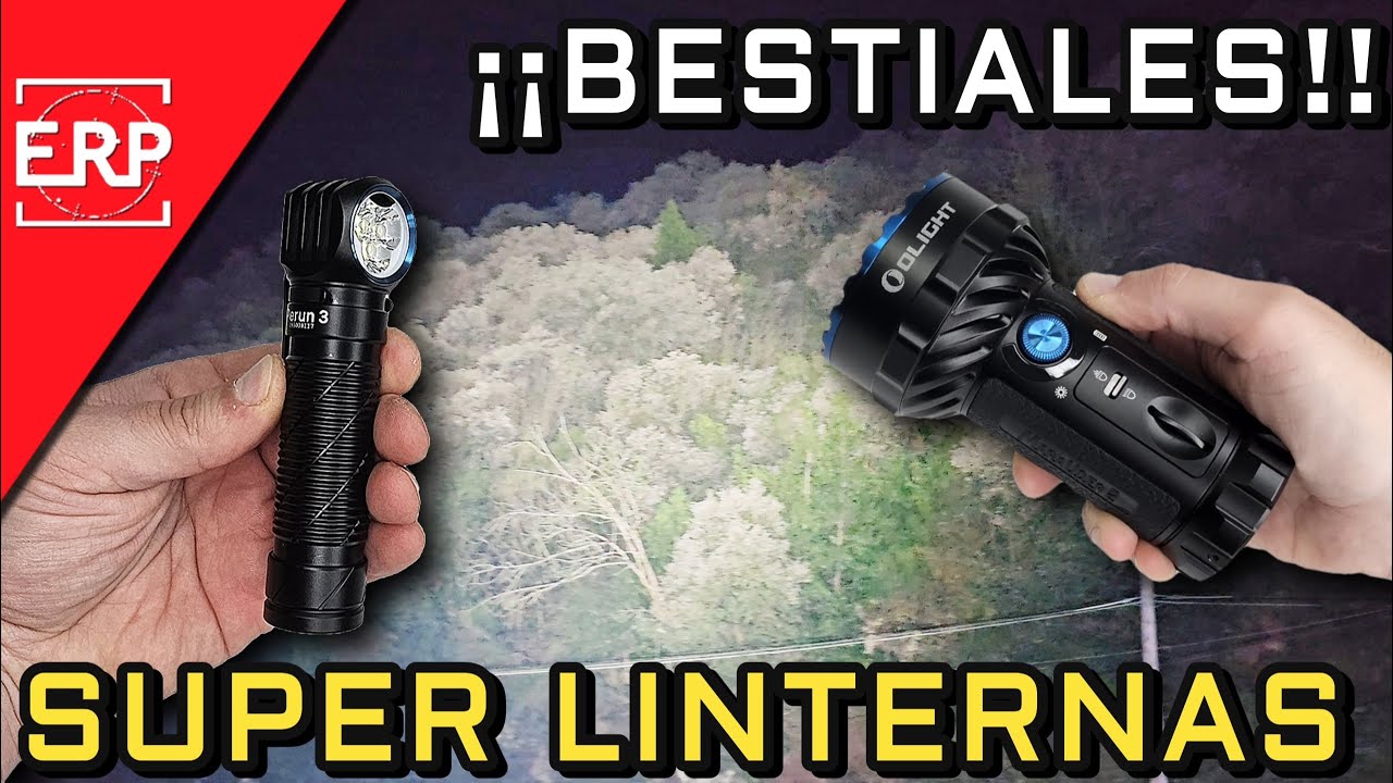 SUPER LINTERNAS OLIGHT Marauder 2 y Perun 3 / Pequeñas pero BESTIALES ...