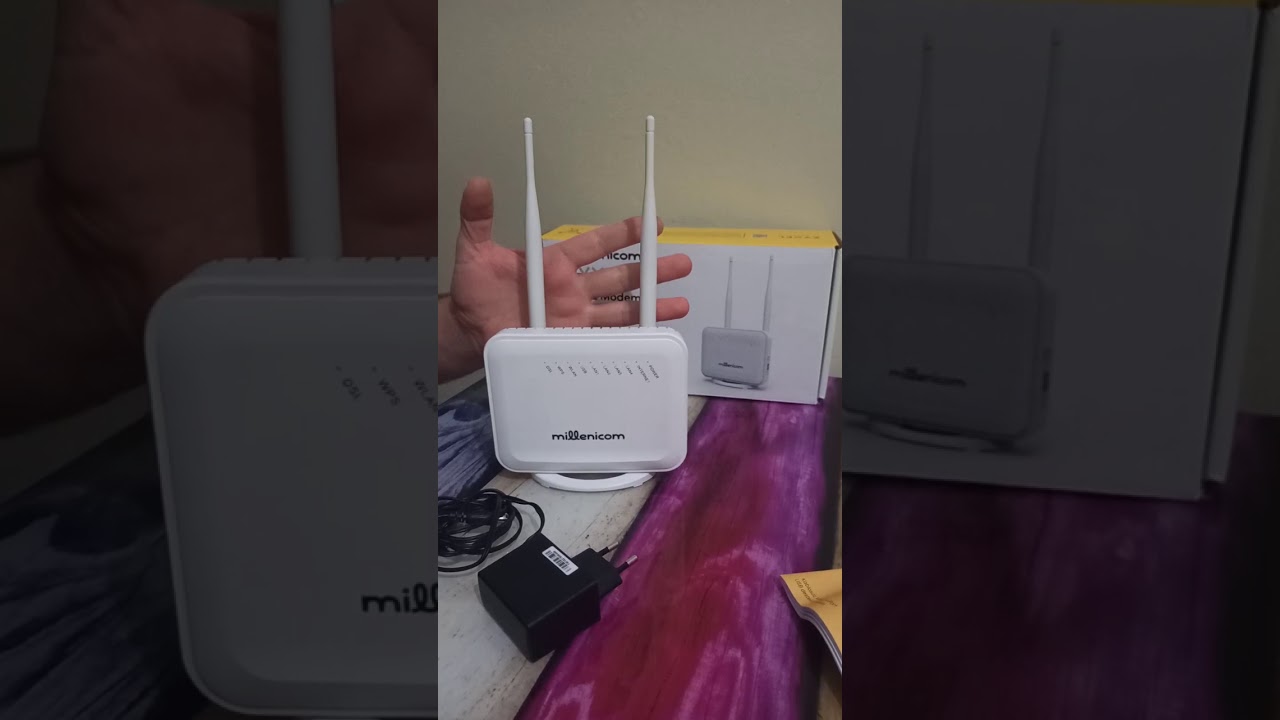 millenicom Zyxel VMG1312-T20B modem kurulumu - YouTube