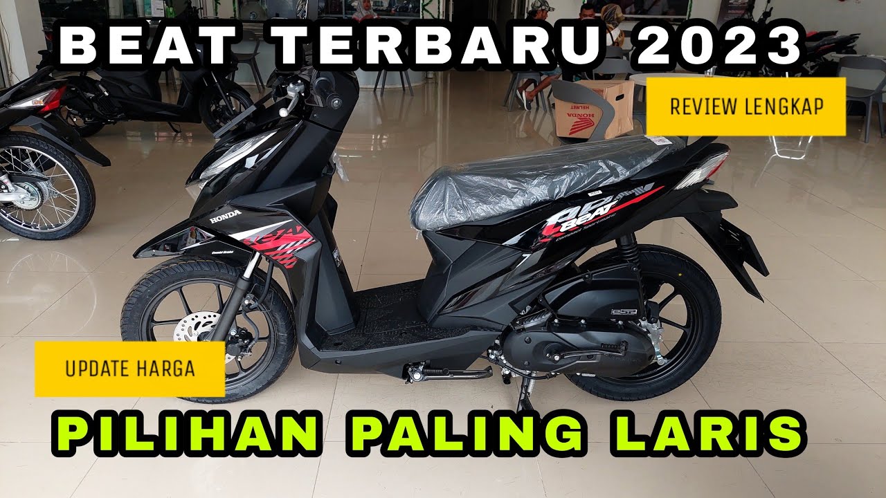 BEAT CBS 2023 WARNA HITAM - YouTube