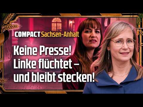 Fetter Audi: Linke flüchtet – und bleibt stecken!