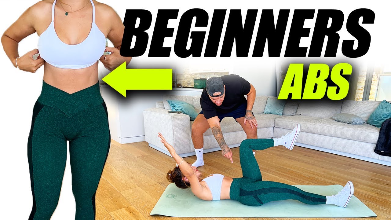 Beginners Abs Workout (First Time Working Out) - YouTube