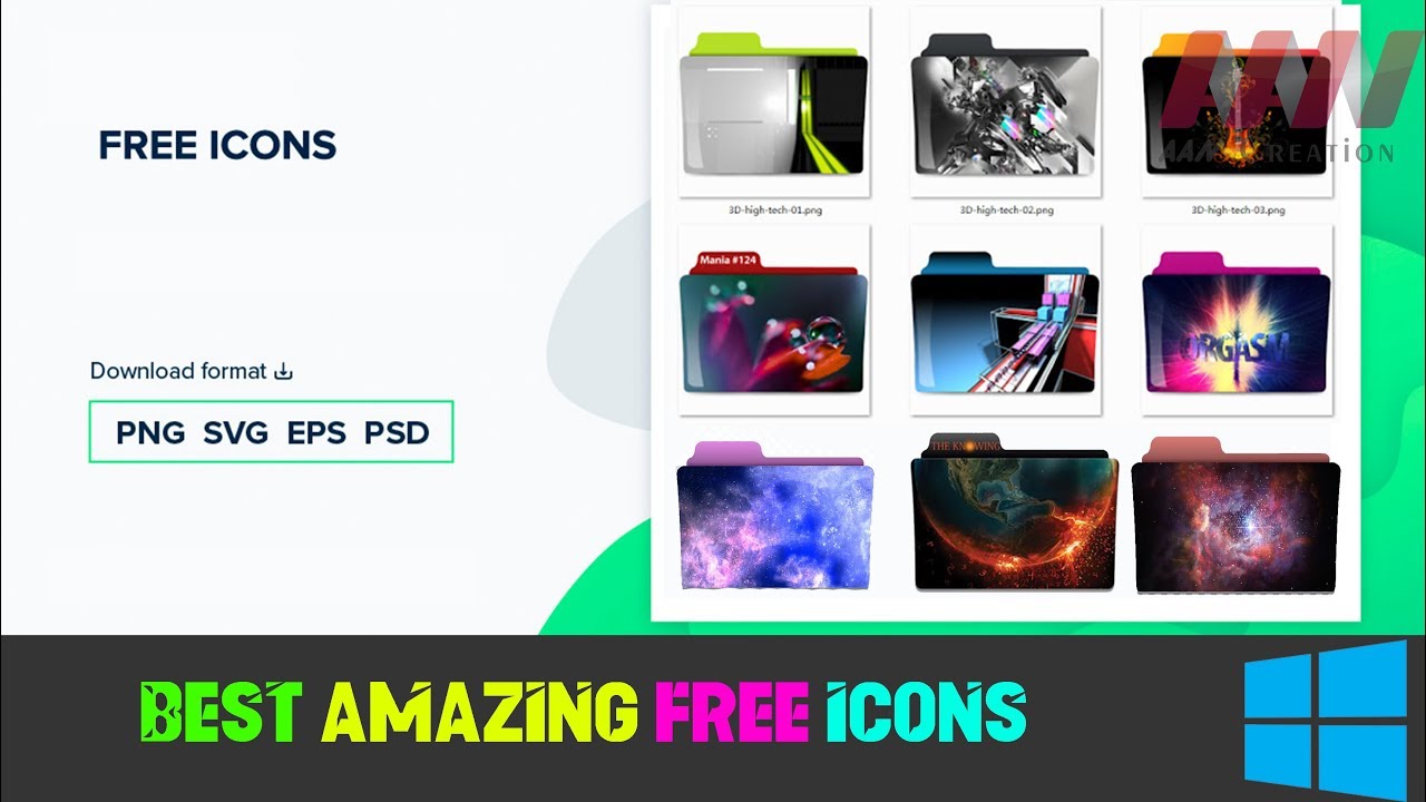 Best Amazing Free Icons for Windows PC (Awesome Collection) - YouTube