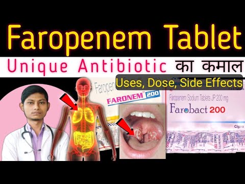 faropenem 200 mg tablet | faronem er 300 uses in hindi | Farobact 150 ...