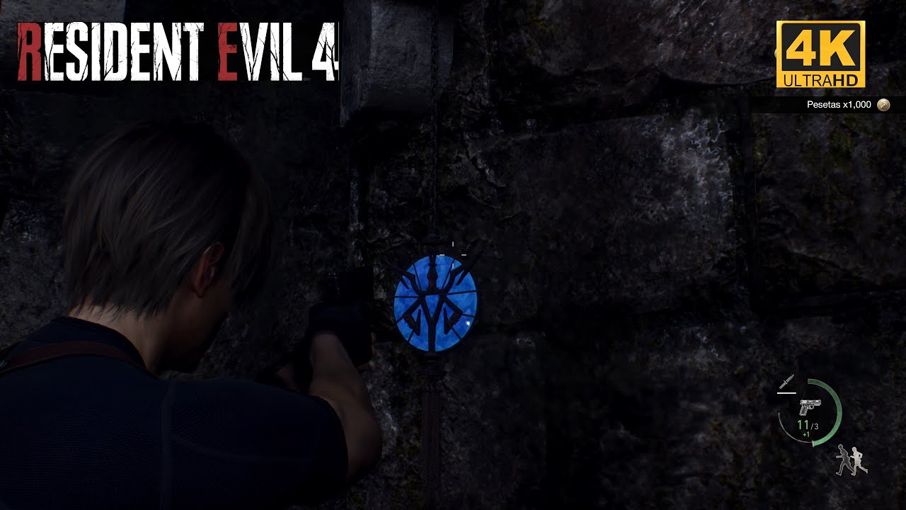 Resident Evil 4 Remake- Chapter-7 All Castle Gate Blue Medallion ...