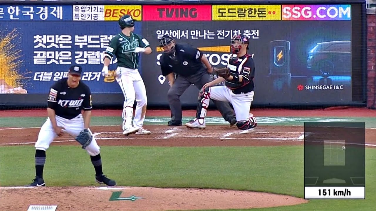 [KT vs SSG] KT 쿠에바스의 포효! 드디어 시즌 첫 승 그리고 11K! | 4.27 | KBO 모먼트 | 야구 하이라이트 - YouTube
