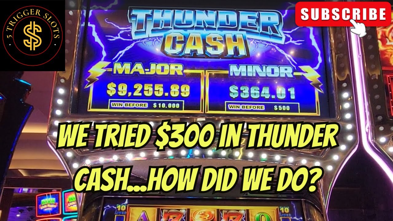 Thunder Cash Slot Machine - YouTube