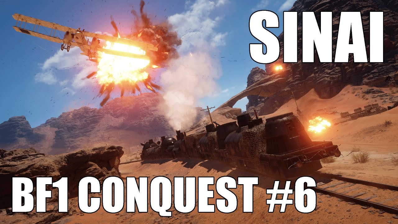 BF1 Conquest #6 - Bomber über Sinai - Battle Bros - YouTube