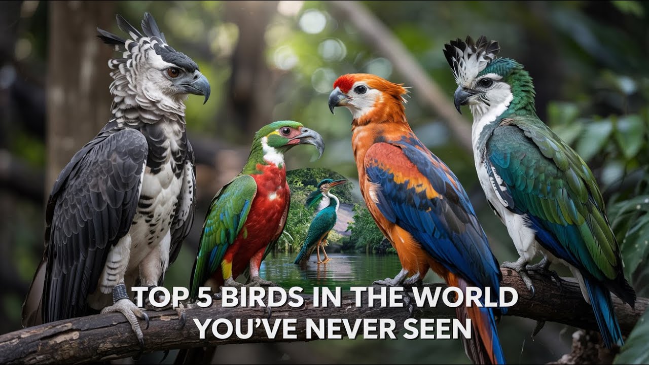Top 5 Most Beautiful Birds You’ve NEVER Seen Before! | Ultra Rare ...