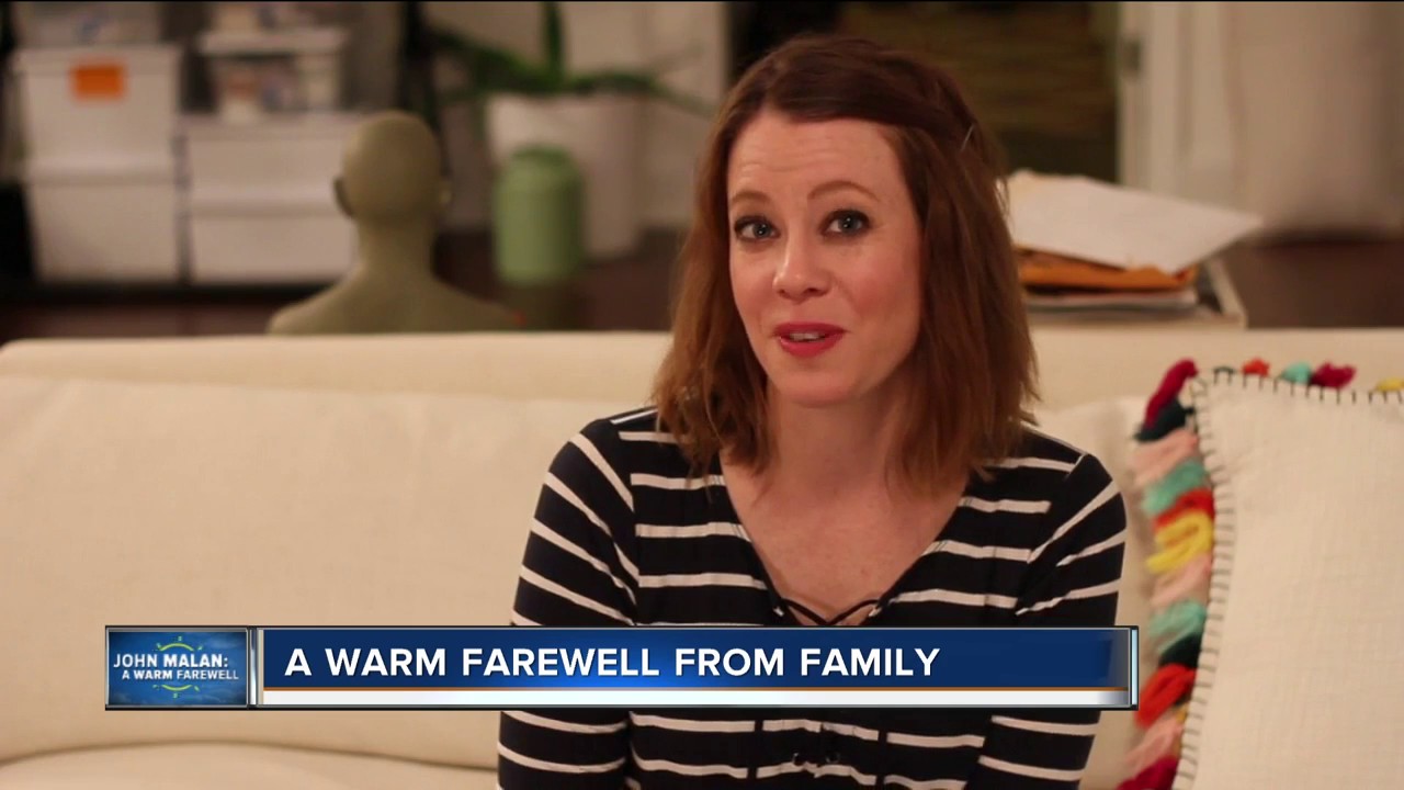 John Malan's daughter shares special well wishes on his last day - YouTube