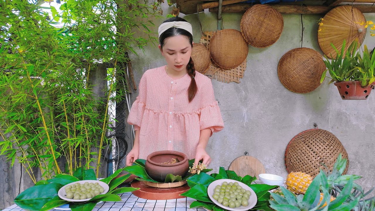 Harvesting Galangal and Making Braised Fish with Galangal, Green ...