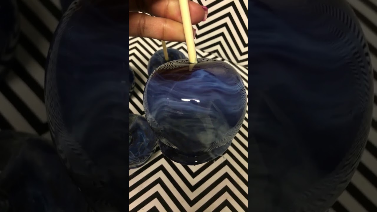 Marble candy apples - YouTube
