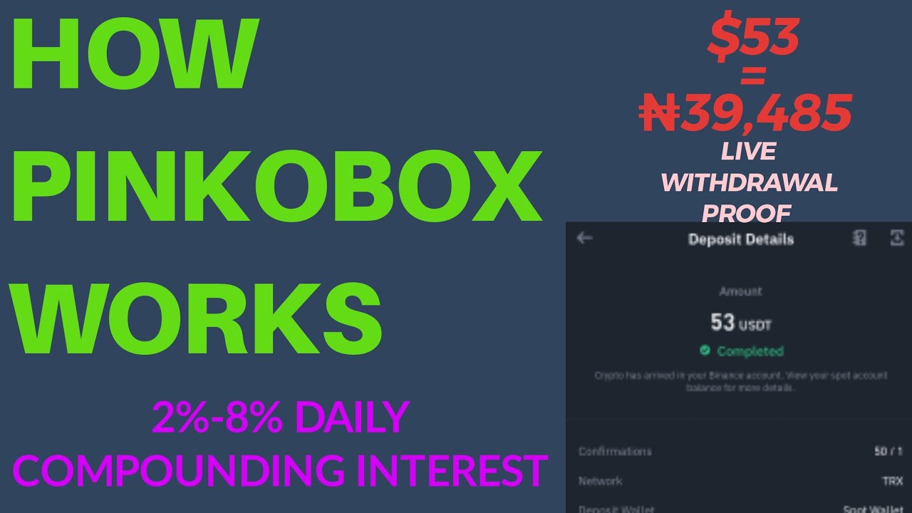 HOW PINKOBOX(USDT PLATFORM) WORKS| [$53 U$DT=₦39,485] LIVE WITHDRAWAL ...