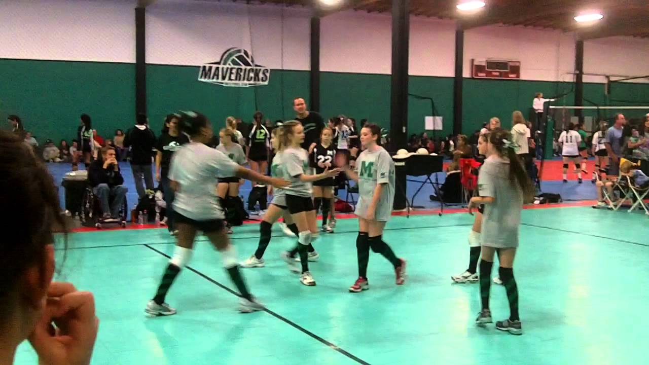 Mavericks Volleyball 12U Scrimmages Jan-7-12 part 7 - YouTube