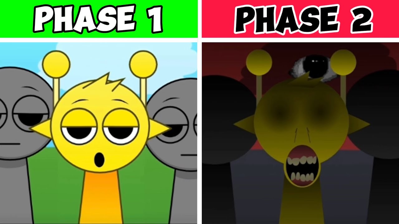 Incredibox Sprunki But Scrunkly Phase 1 VS Phase 2 Comparison (New Mod ...