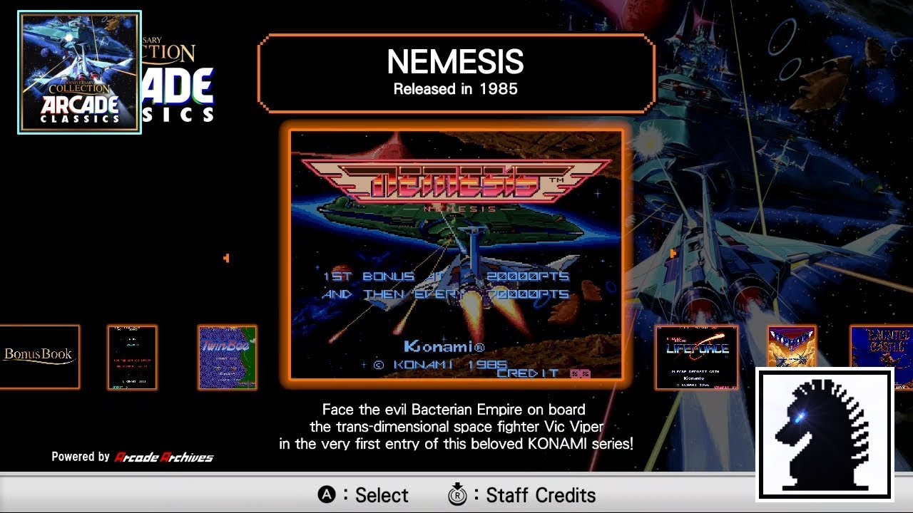 NS Arcade Classics Anniversary Collection - Nemesis - YouTube