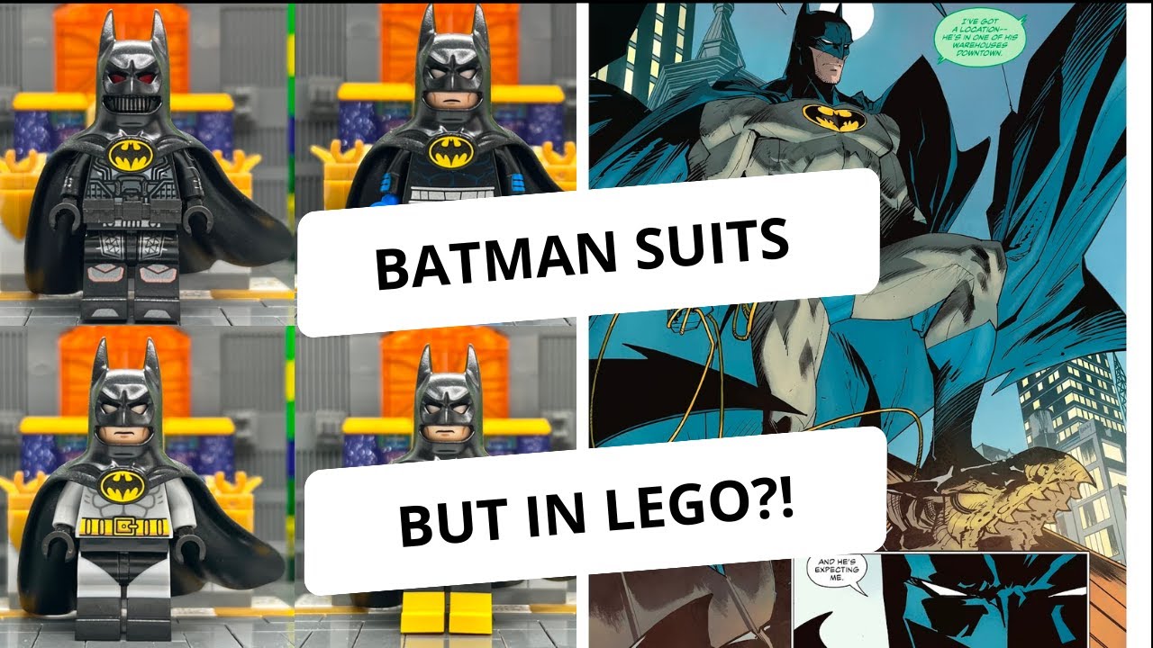 LEGO Batman Suits with The Keaton Cowl?! (My own designs included) # ...