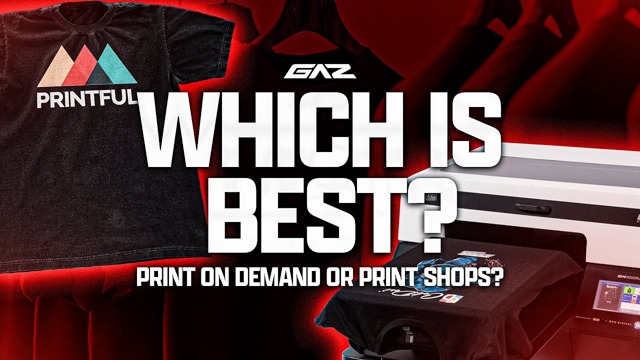 Print On Demand vs Print Shop - Which Should You Choose? - YouTube