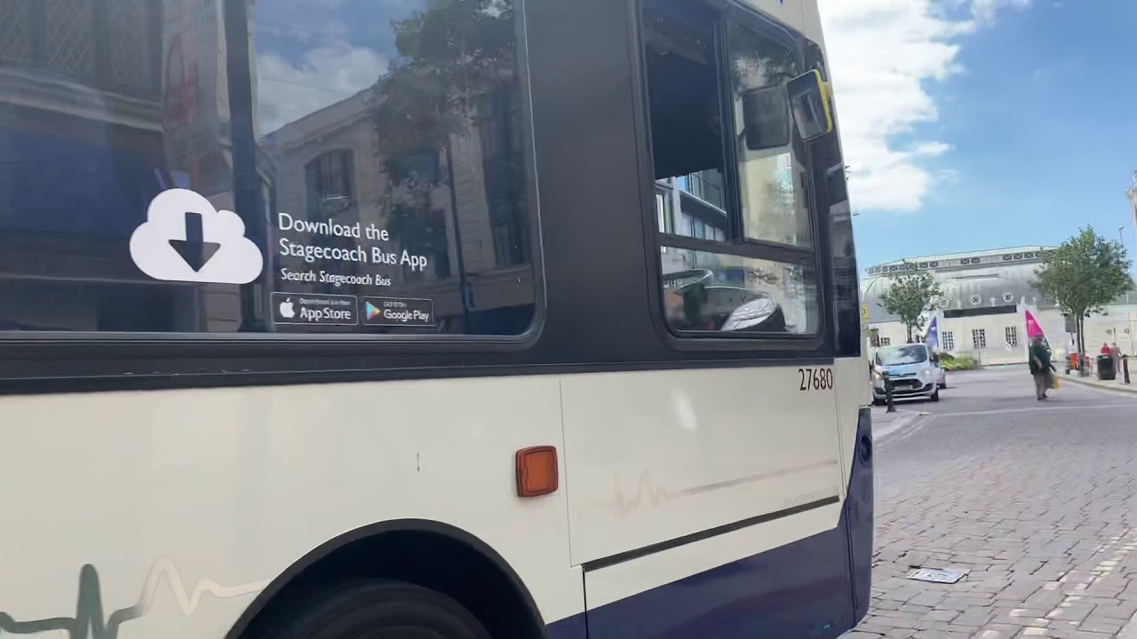 Stagecoach Bus Route Pulse Departing Worthing Town centre - YouTube