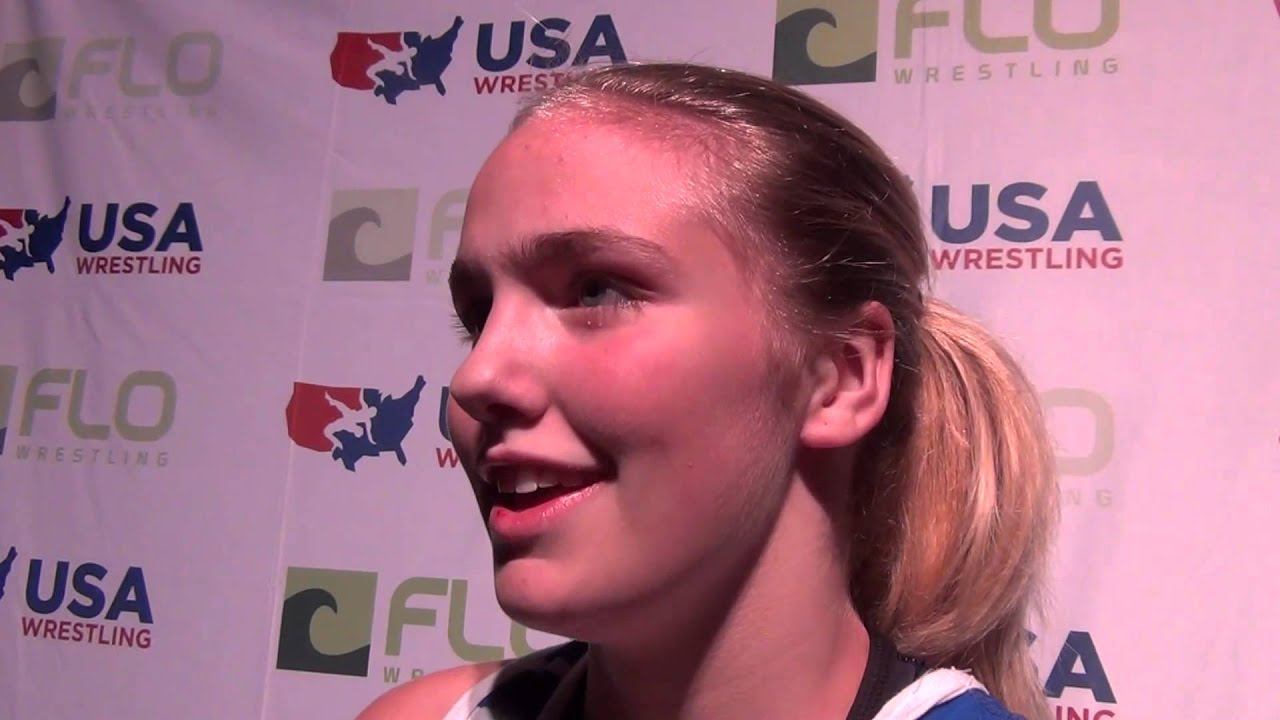 Jerzie Estrada (CO), 124 lbs. Cadet Women's national champion - YouTube