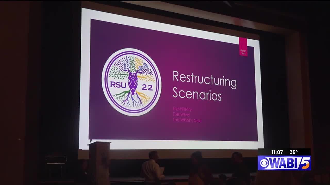 RSU 22 holds community conversation to discuss possible restructuring scenarios - YouTube
