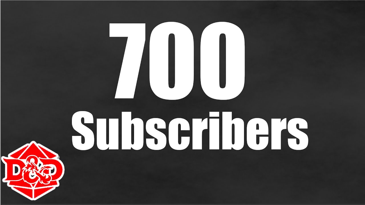 700 Subscribers (april 2023) #dnd #dungeonsanddragons #ttrpg # ...