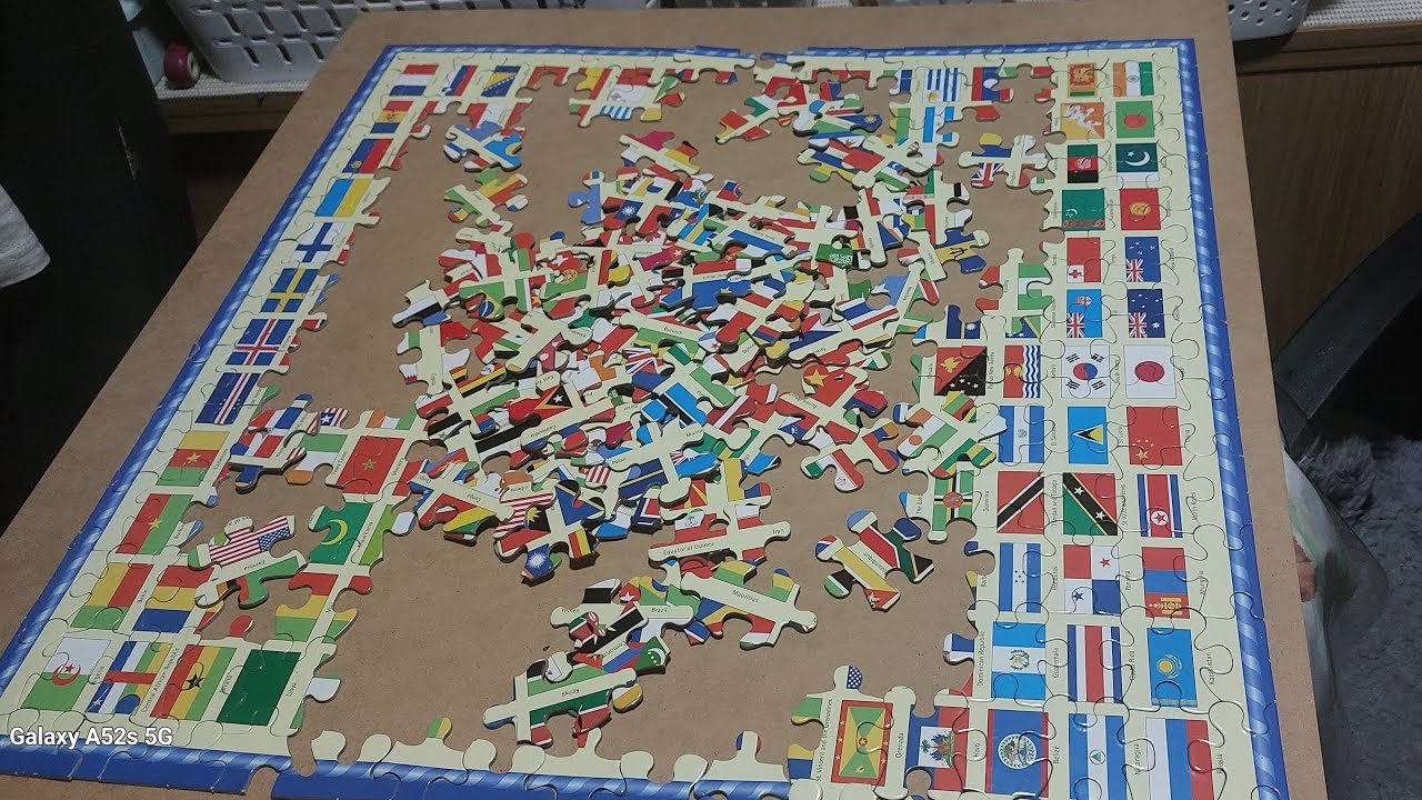 WH update , welcome everyone/ my 3rd day of Flags of the world puzzles ...