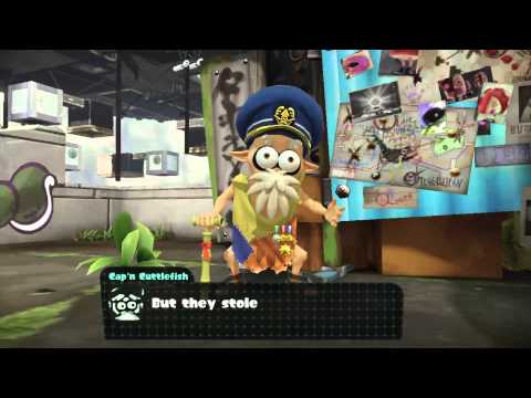 Splatoon - Cap'n Cuttlefish Dub - YouTube