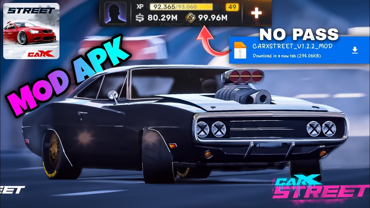 Mod CarX Street V1.2.2 Trick || Download CarX Street Mod Apk Unlimited ...