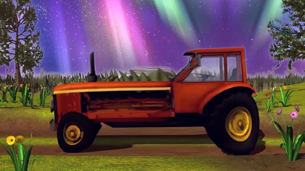 TRACTOR SÚPER GRANDE Y EL POLLITO PIO NUEVOS SÚPER NEÓN EFECTOS - YouTube